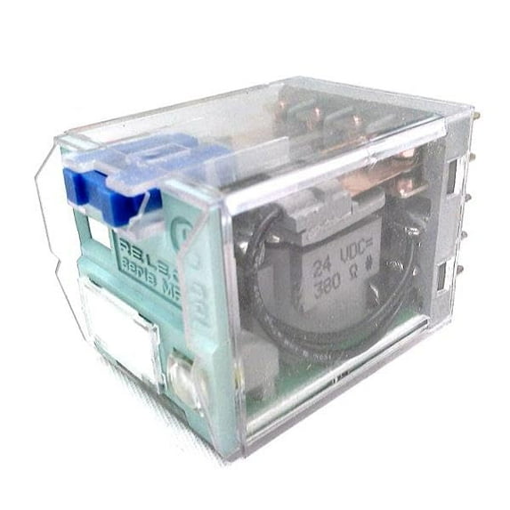 C4-A40FX/024VDC (R4366), 10 AMP, 14-Blade, 24 VDC Coil, 4 Changeover ...
