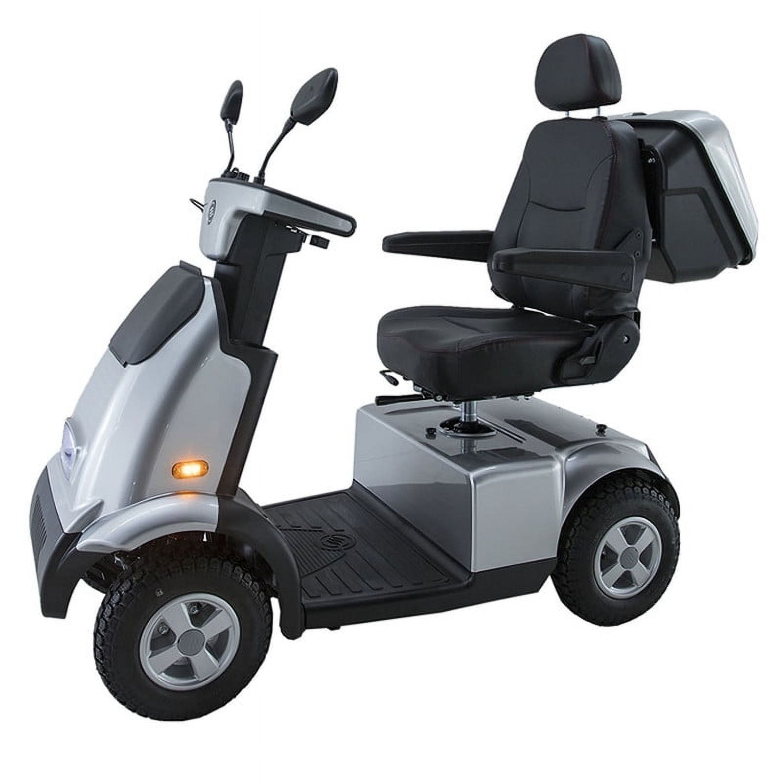 C4 High Performance Four Wheel Scooter by Afikim-Silver-18 inch Wide ...