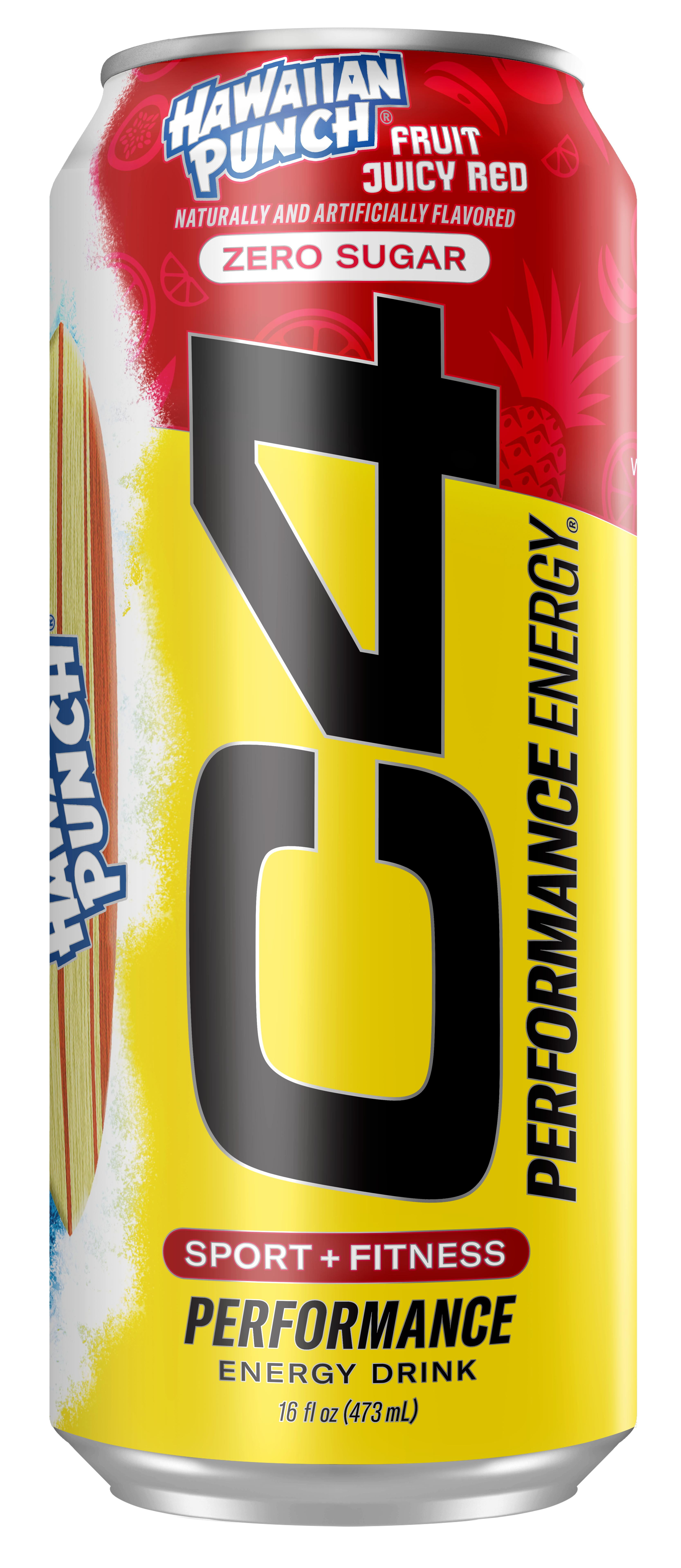 C4 Performance Energy Drink, Hawaiian Punch, 16oz, Single Can - Walmart.com