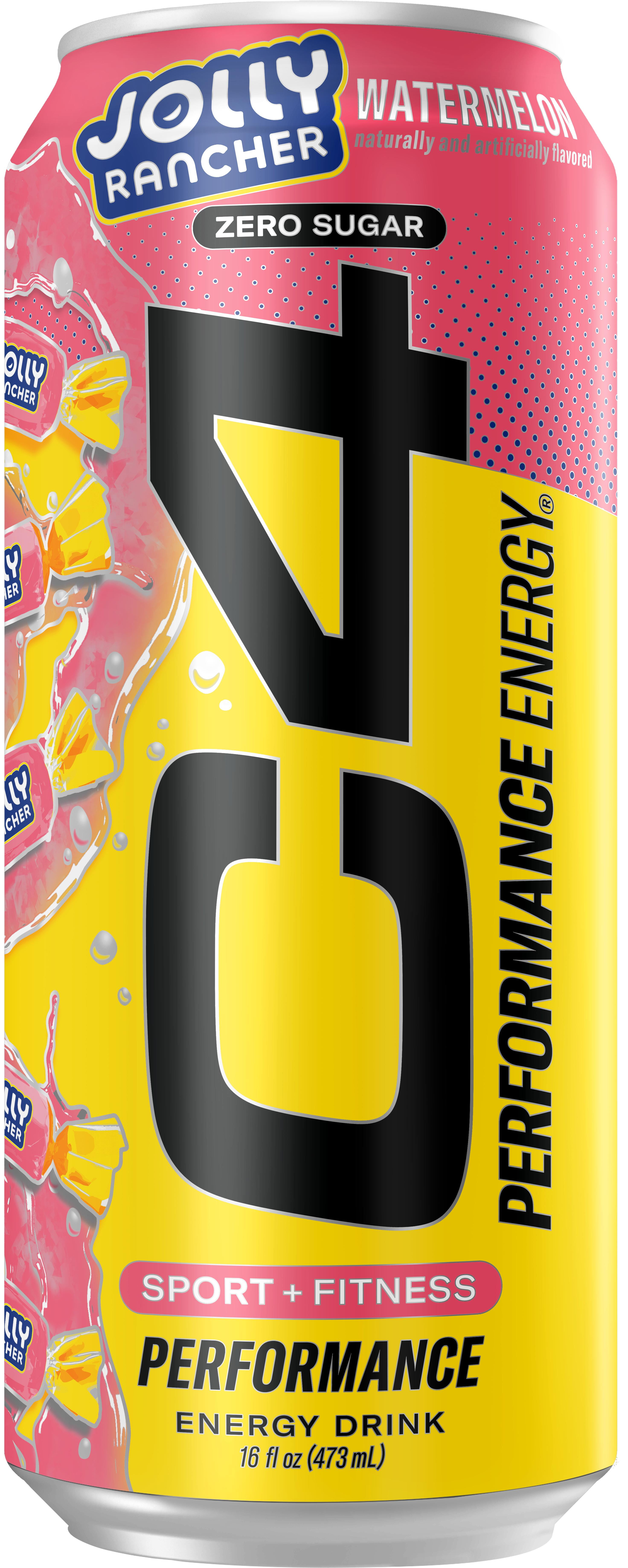 C4 Performance Energy Drink Jolly Rancher Watermelon 16oz Single Can ...