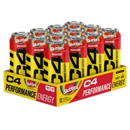 C4 Smart Energy Drink, Cherry Berry Lime, Zero Sugar, Nootropic Brain ...