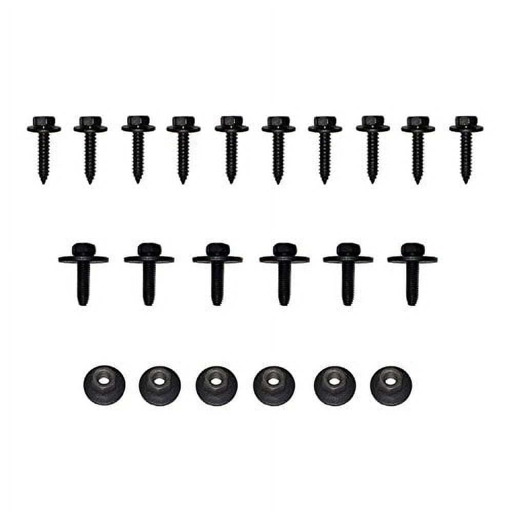 C4 Spoiler Lower Front Spoiler Complete 22 Piece Mount Hardware Kit ...