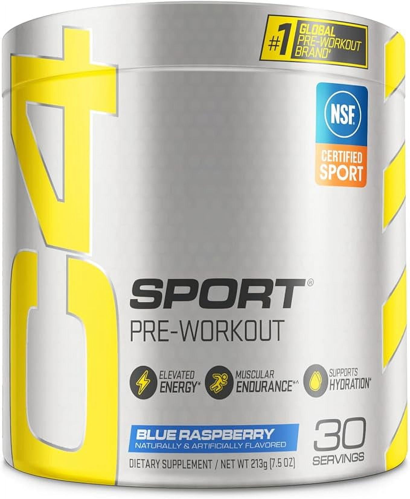 C4 Sport Pre Workout Powder Blue Raspberry - Pre Workout Energy with 3g ...