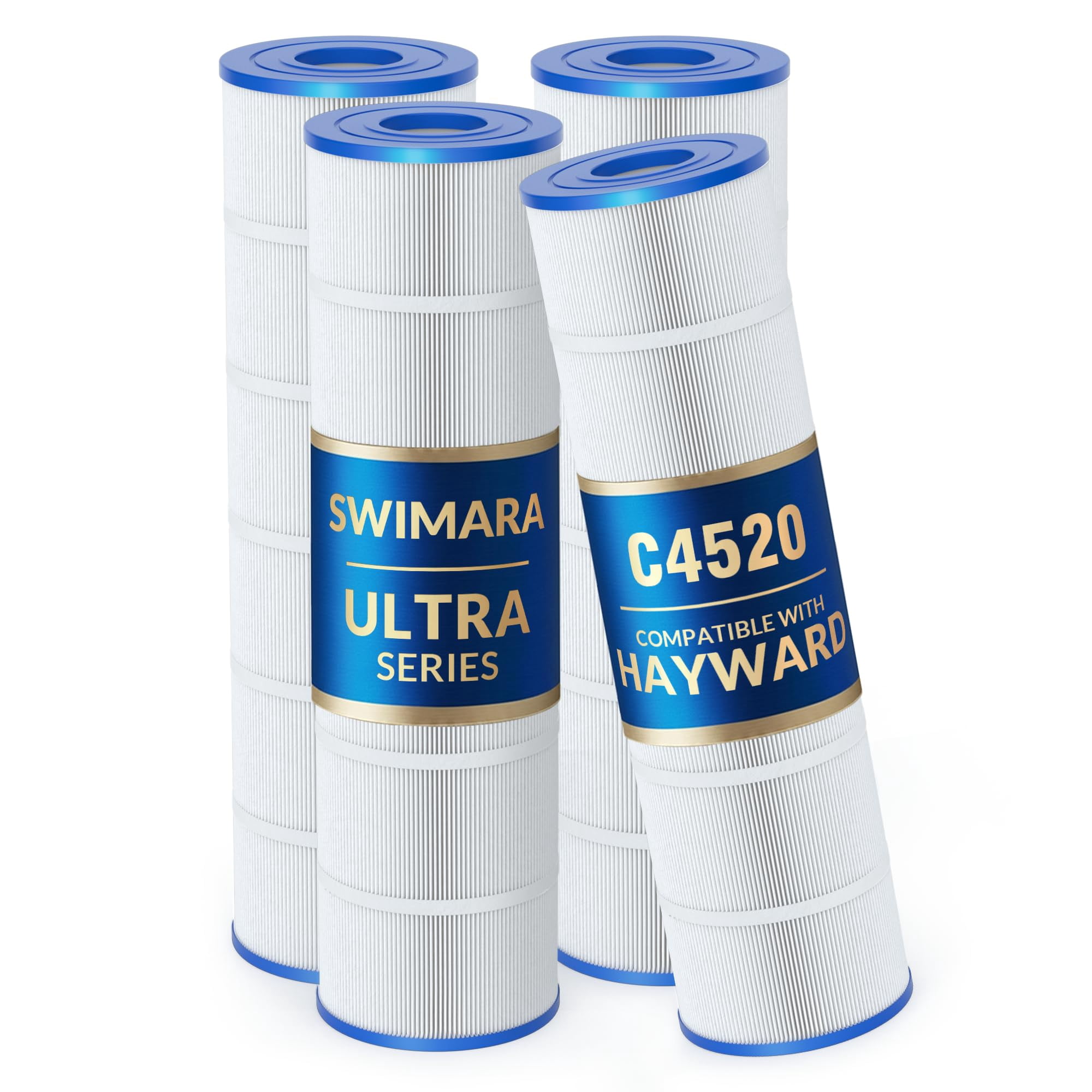 C4020 C4000 Pool Filter Cartridges, 5 Oz+ Trilobal Fabric, Replacement ...