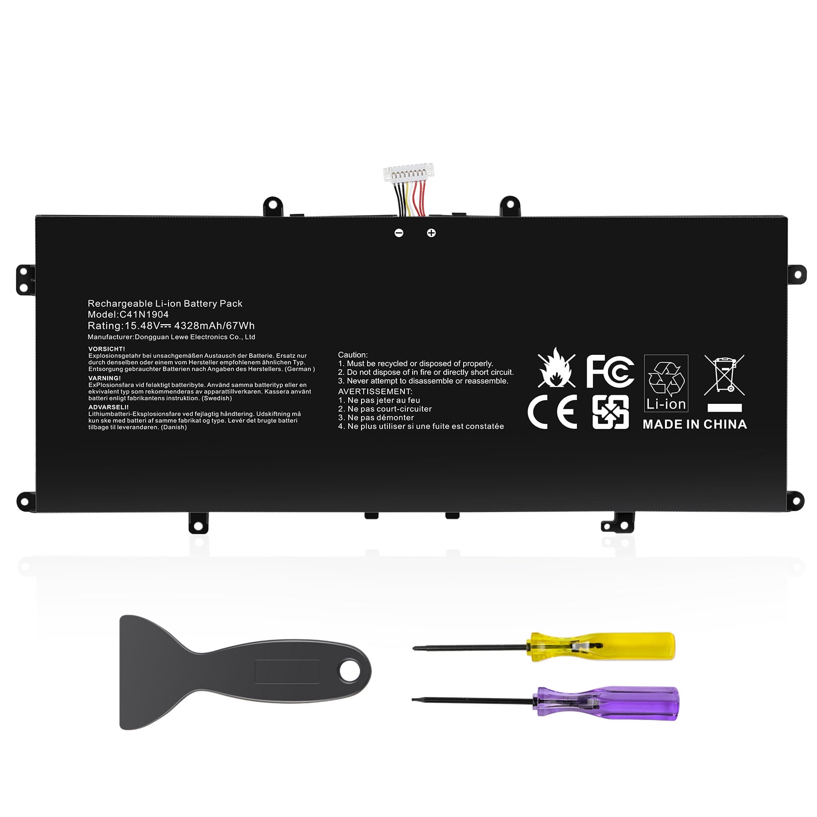C41N1904 Laptop Battery Compatible with ASUS ZenBook 14 UM425IA UX425EA ...