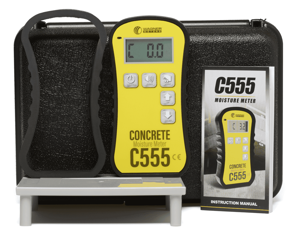 C555 Handheld Concrete Moisture Meter Kit with Backlight - Walmart.com