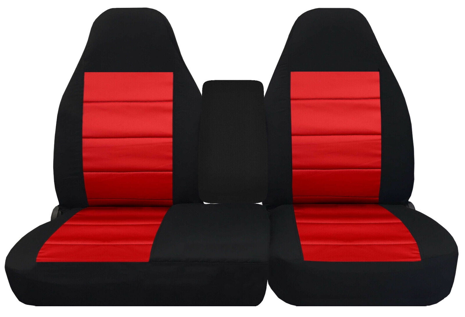 Fits 1997-2000 Ford F-150 Cotton Seat Covers 40/60 High Back W Console ...