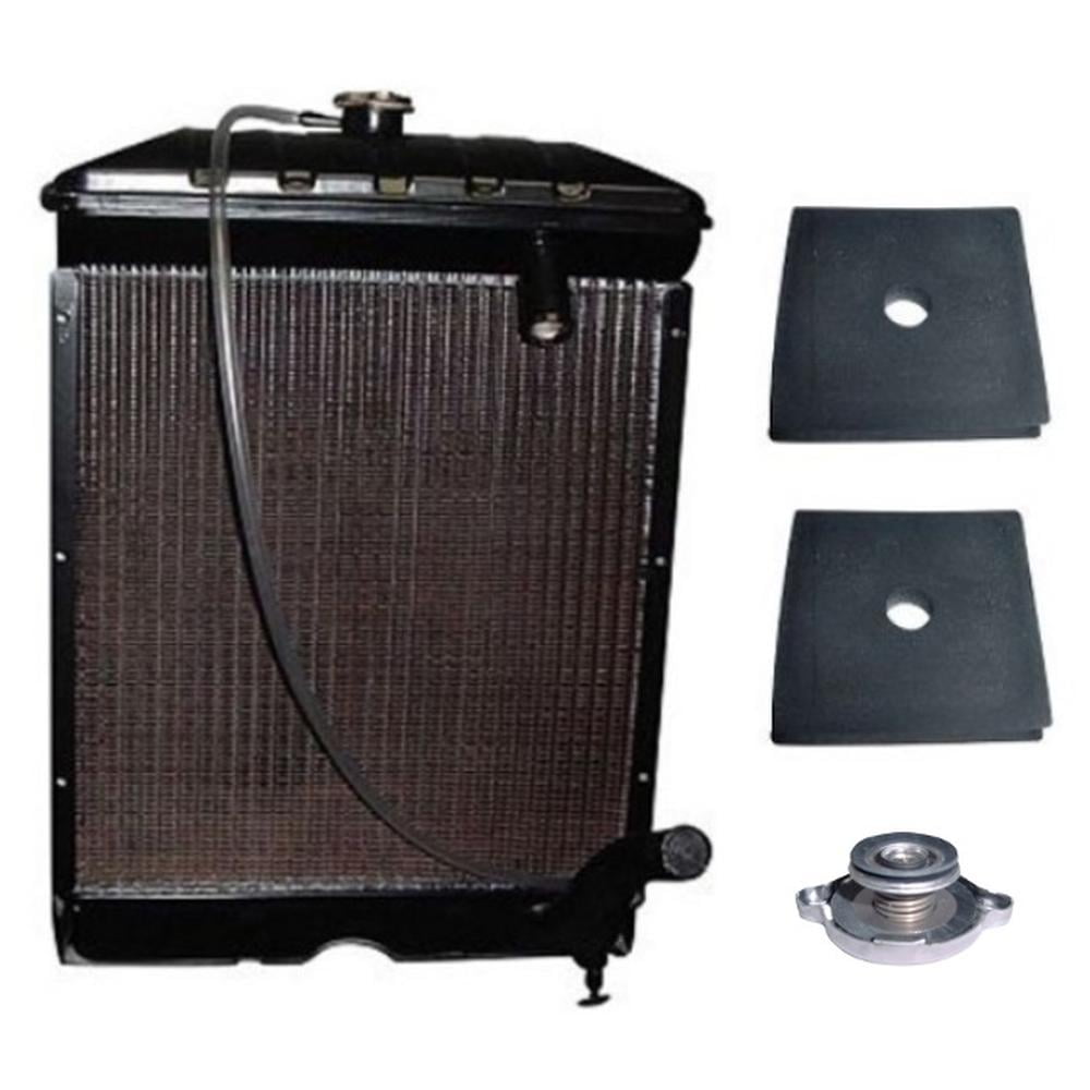 C5NN8005AB Fits Ford Tractor Radiator with Pads & Cap NAA Jubilee 600 ...