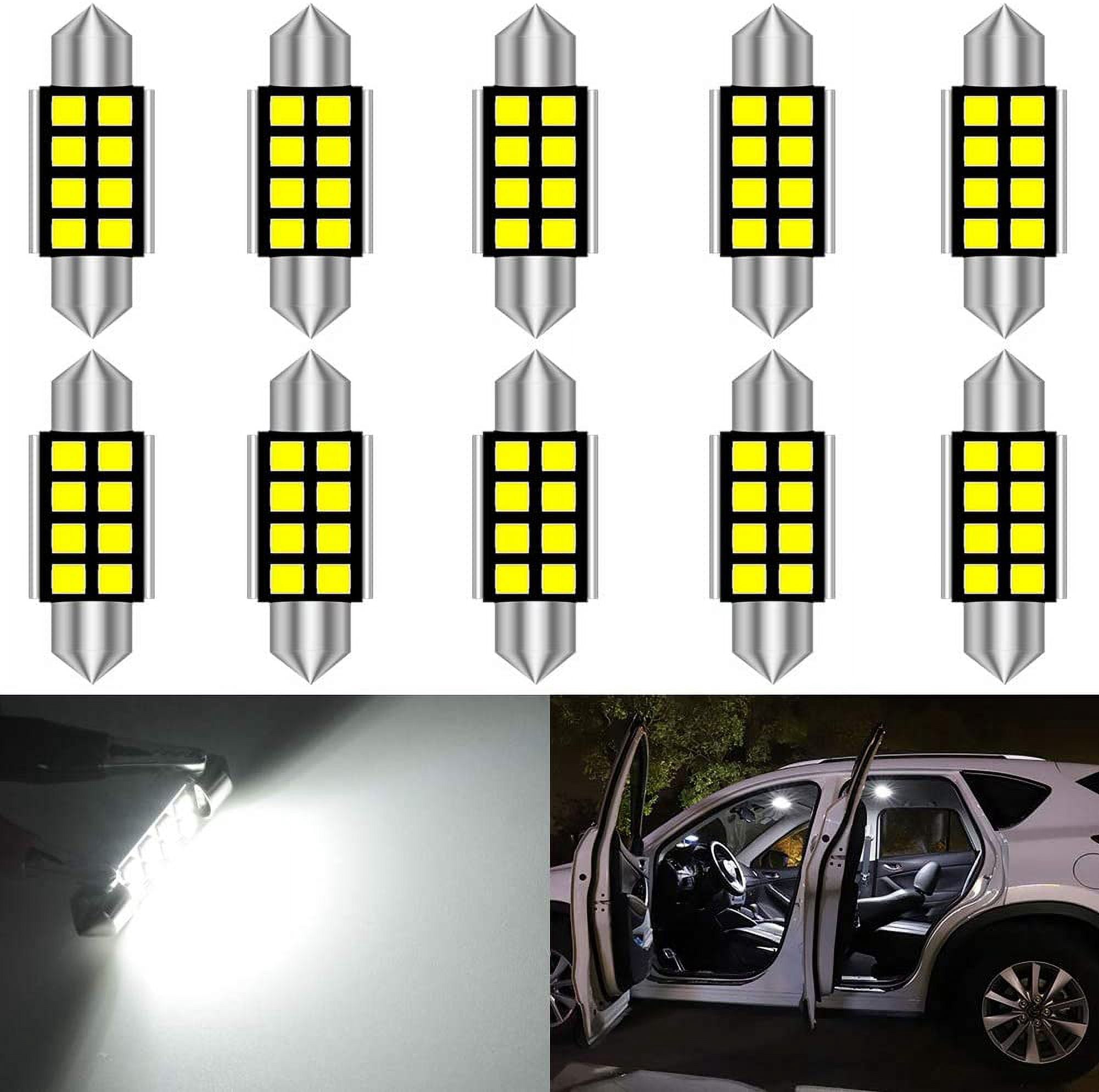 C5W LED Bulbs 36mm White Light Canbus Error Free for B MW E39 E36 E46 ...