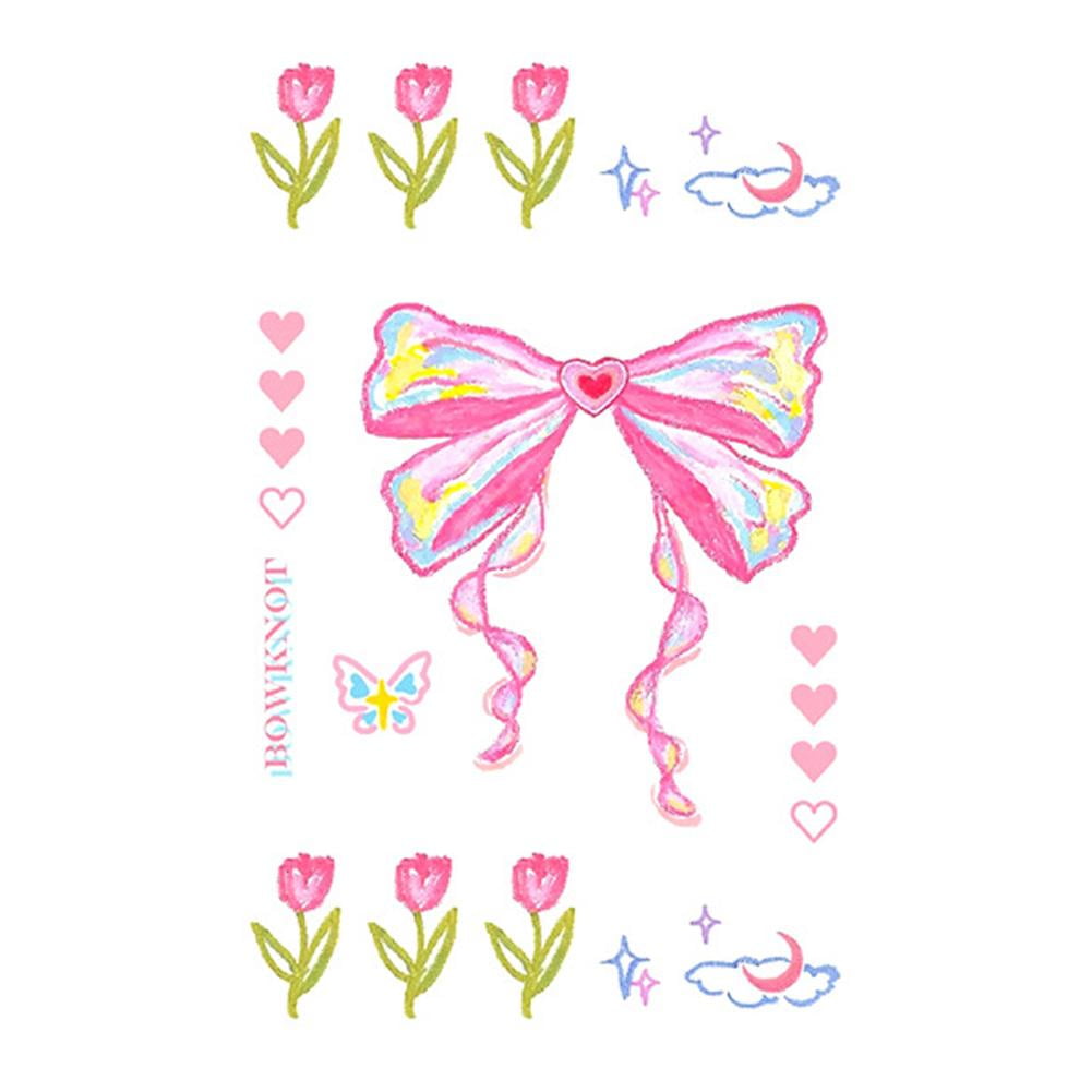 C6-004 Single Color Butterfly Tattoo Sticker Waterproof Long-Lasting ...