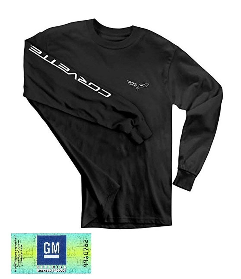 West Coast Corvette C6 Corvette Long Sleeve Black T-Shirt - Walmart.com