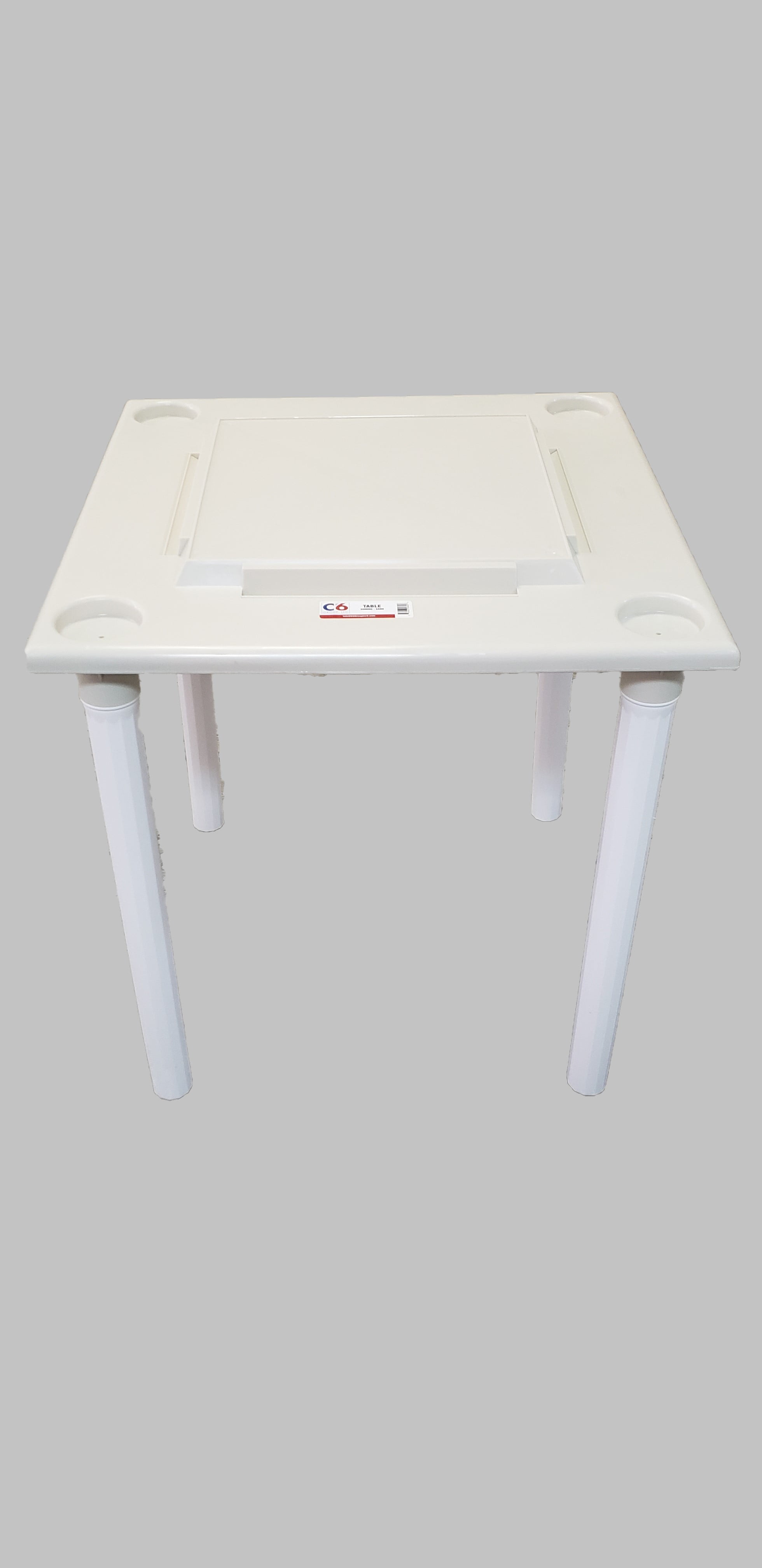 Domino C6 Foldable Domino Game Table Sand White Legs Waterproof Indoor ...