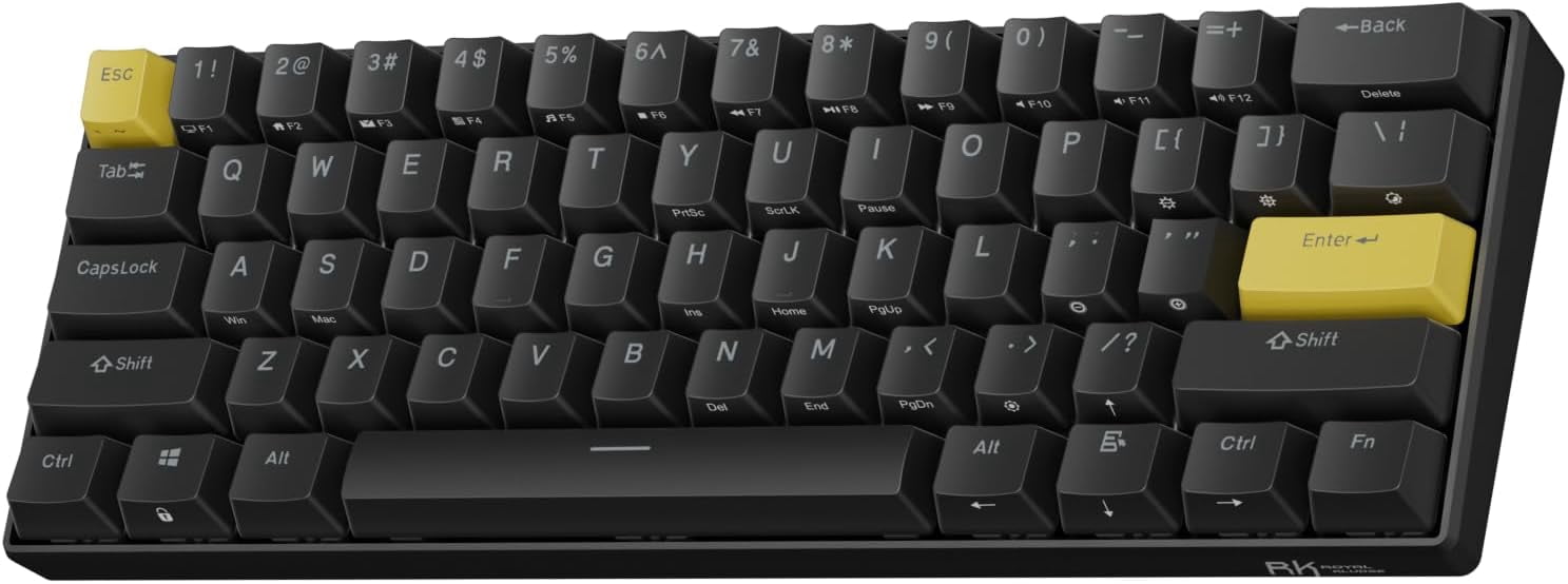 C61 HE Gaming Keyboard 60% Wired Mechanical Keyboard with Hall Effect ...