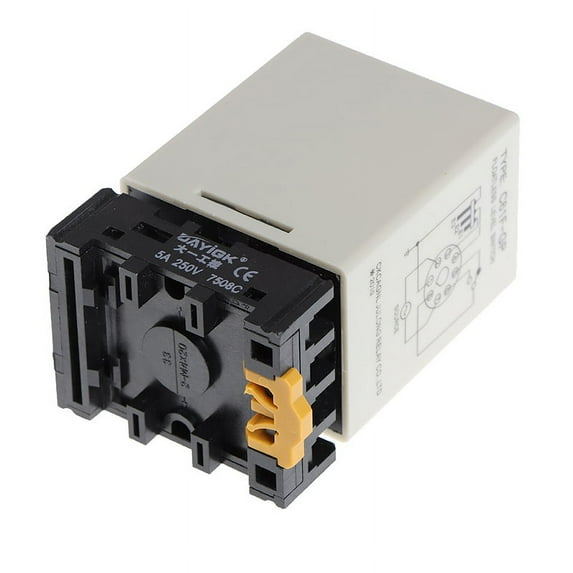 C61F-GP AC220V Level Relay Floatless Level Switch Level Controller with Base - Walmart.com