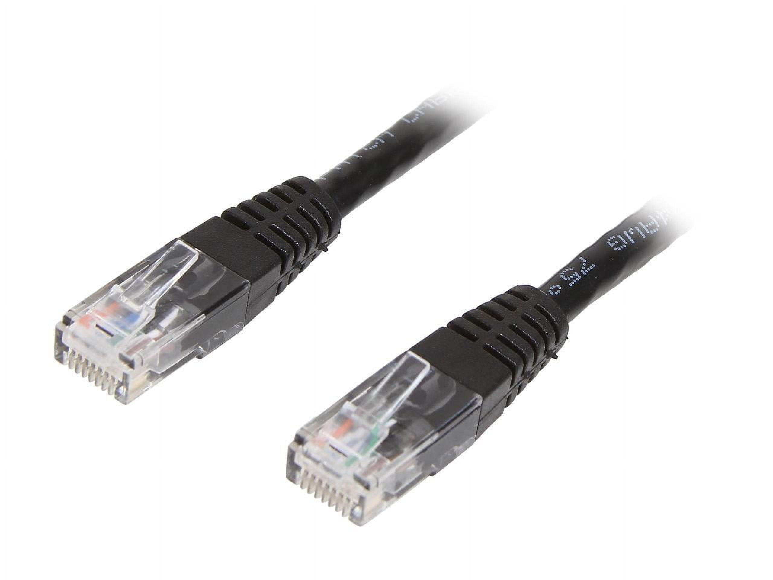 C6PATCH25BK 25 Ft Black Molded Cate 6 Patch Cable - Walmart Business ...