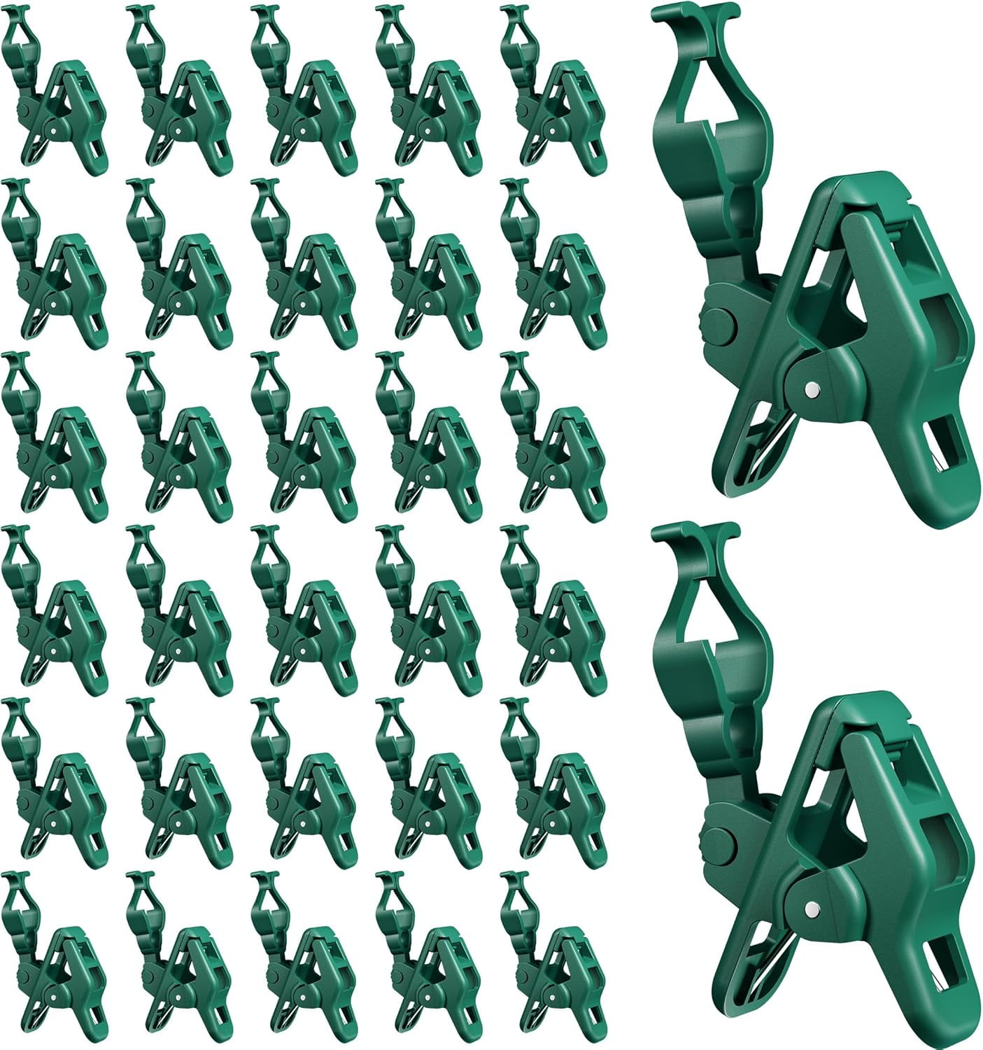 C7 C9 Silent Night Lights Spring Clips, 100 Count Holiday Quick ...