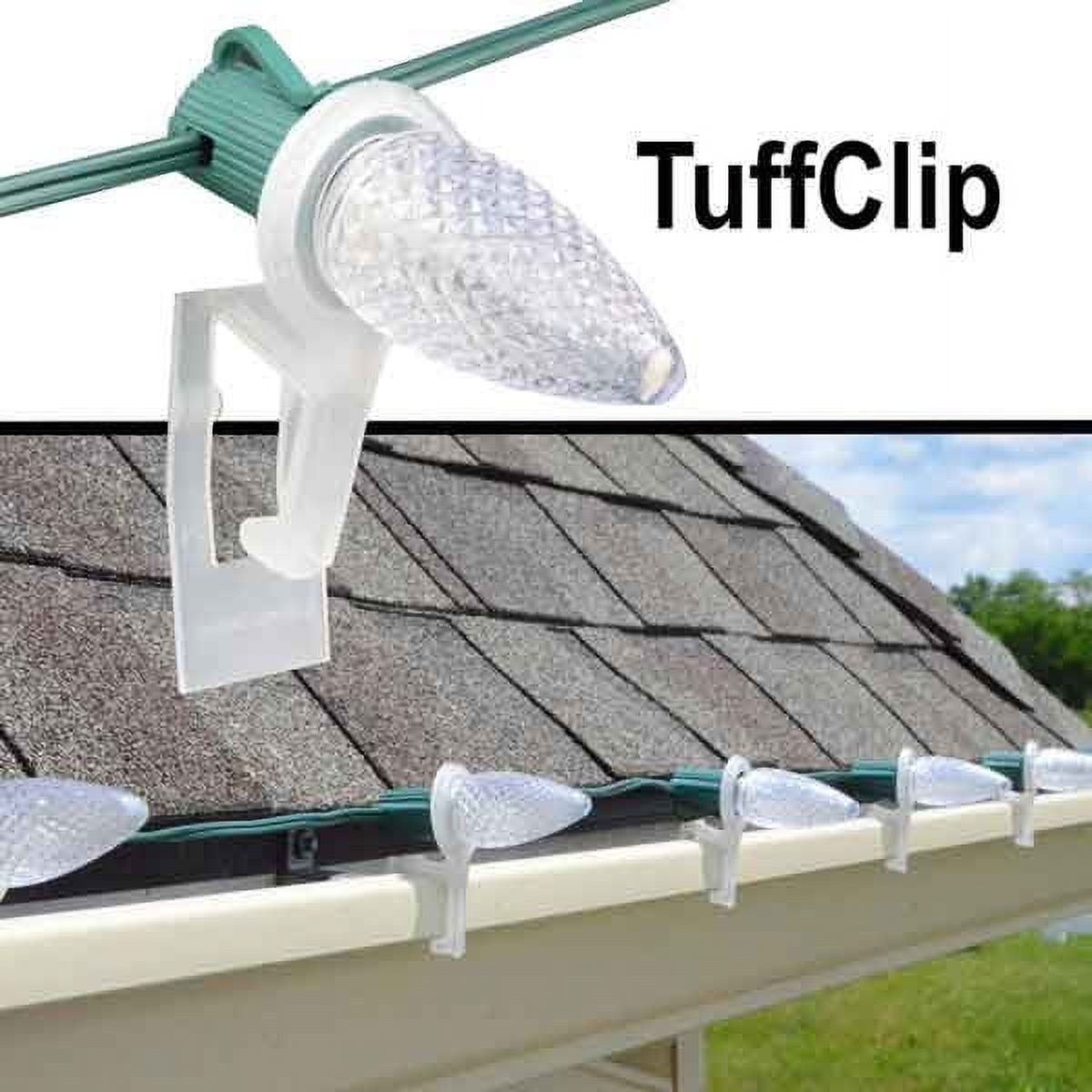 C7 / C9 TuffClip Christmas String Light Mounting Clips For Gutters ...