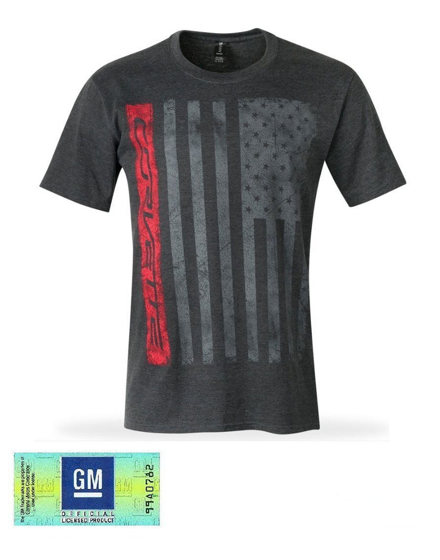 C7 Corvette American Legacy Patriot T-Shirt : Heather Gray Medium ...