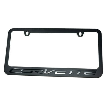 Camaro 6th Generation Carbon Fiber License Plate Frame SS Logo ...