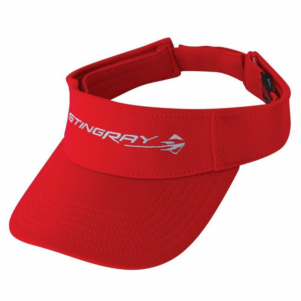 C7 Corvette Stingray Red Visor - Walmart.com