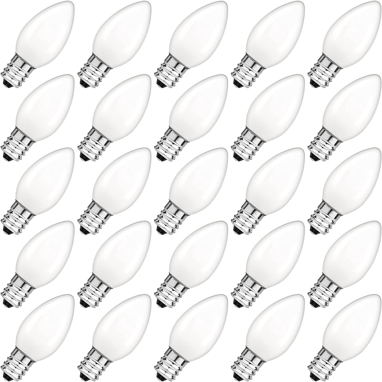C7 Replacement LED Light Bulbs E12 Candelabra LED Light Bulbs 0.5W ...