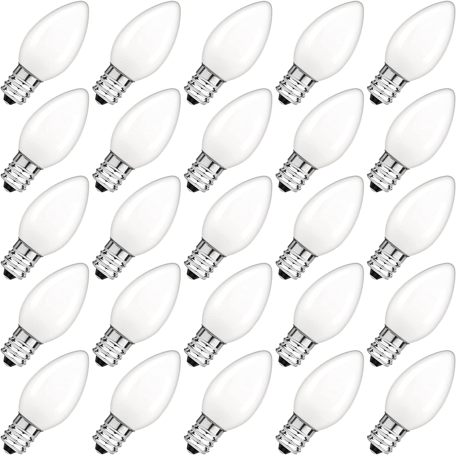 C7 Replacement LED Light Bulbs E12 Candelabra LED Light Bulbs 0.5W ...