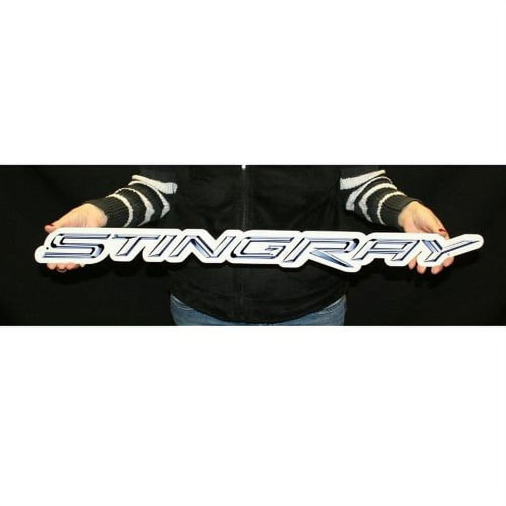 C7 Stingray Wall Emblem Script Large Metal Art Corvette 2014 and Newer ...