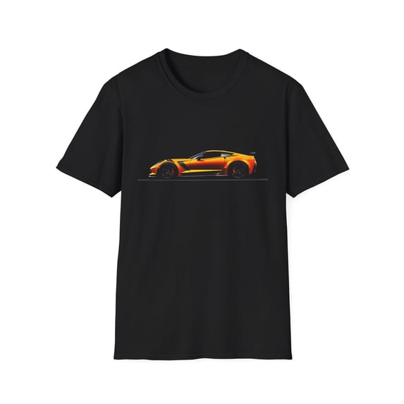 C7 ZR1 T-Shirt Chevy Supercar Tee ZTK Track Pack Side View Graphic ...