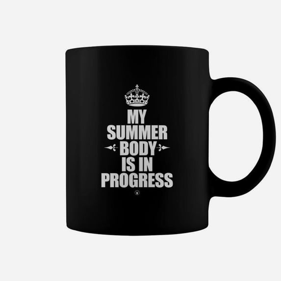 C766 Summer Body Is In Progress Gym Rabbit Workout Coffee Mu - Walmart.com