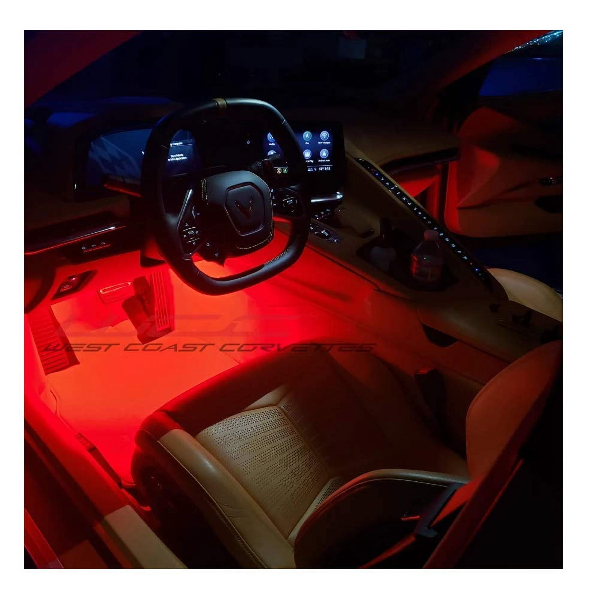C8 Corvette Footwell LED IFF17 Interior Lighting Kit for 2020-2025 ...