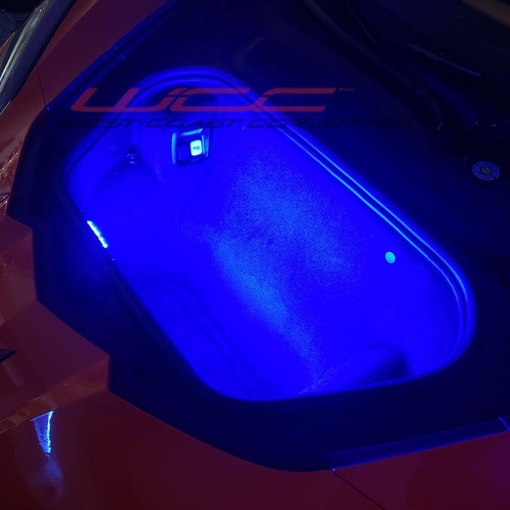 C8 Corvette Front and Rear Trunk LED Lighting Kit Blue - Walmart.com