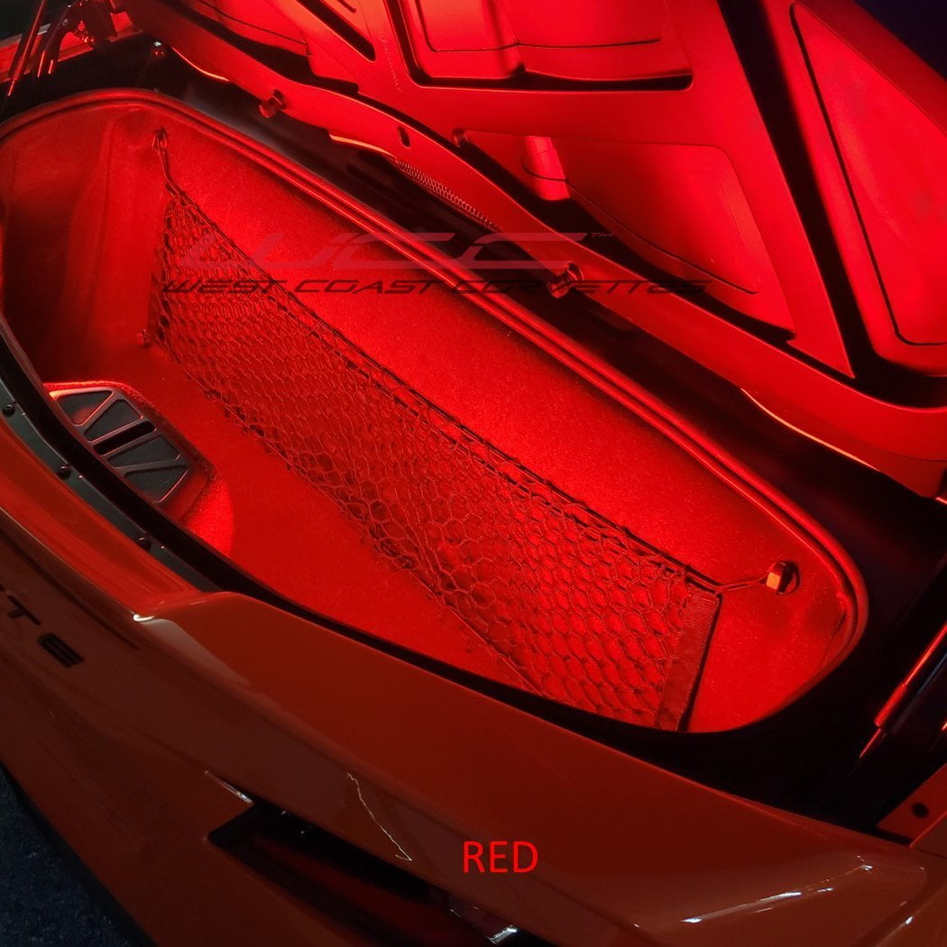 C8 Corvette Front and Rear Trunk LED Lighting Kit Red - Walmart.com