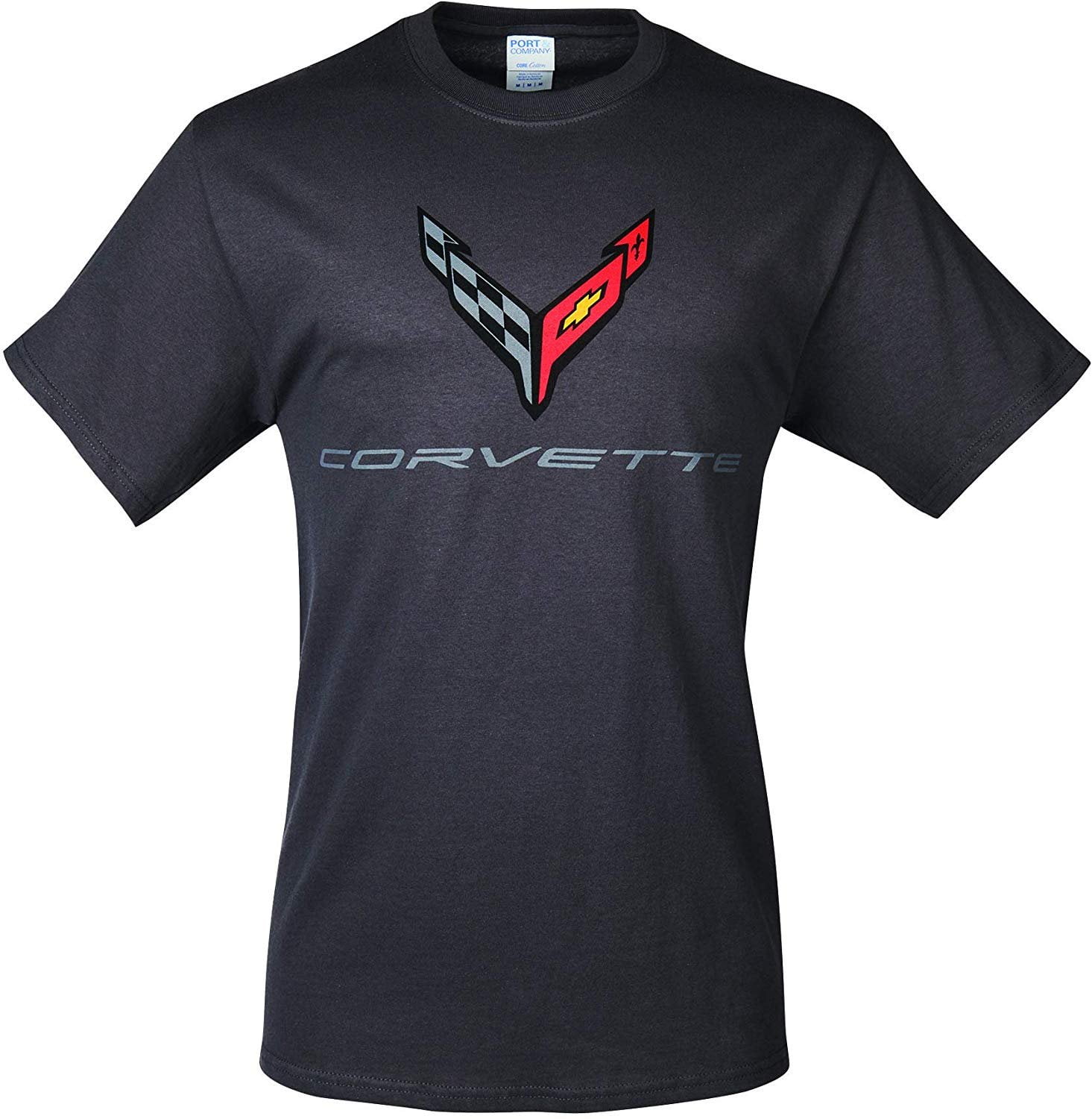 C8 Corvette Next Generation Carbon Flash T-Shirt Large, Charcoal ...