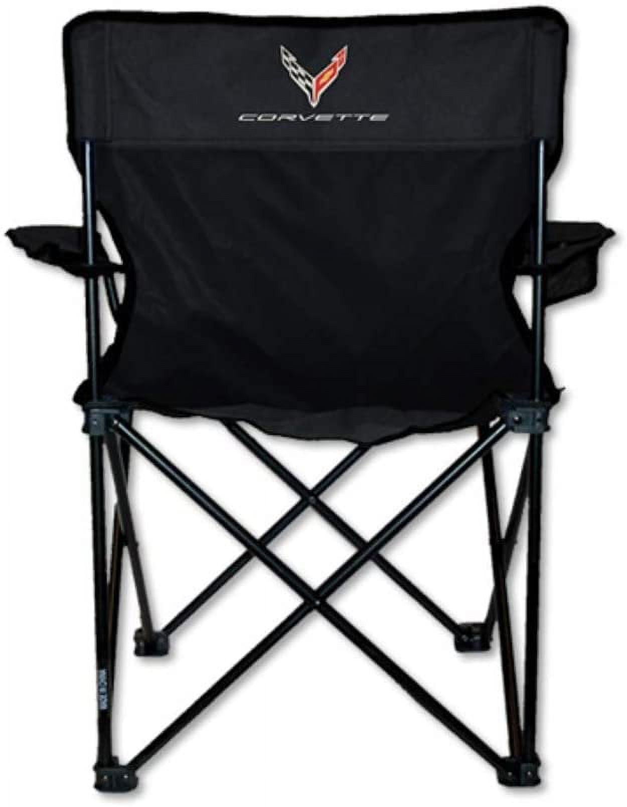 C8 Corvette Next Generation Travel Fold Up Chair- Black - Walmart.com
