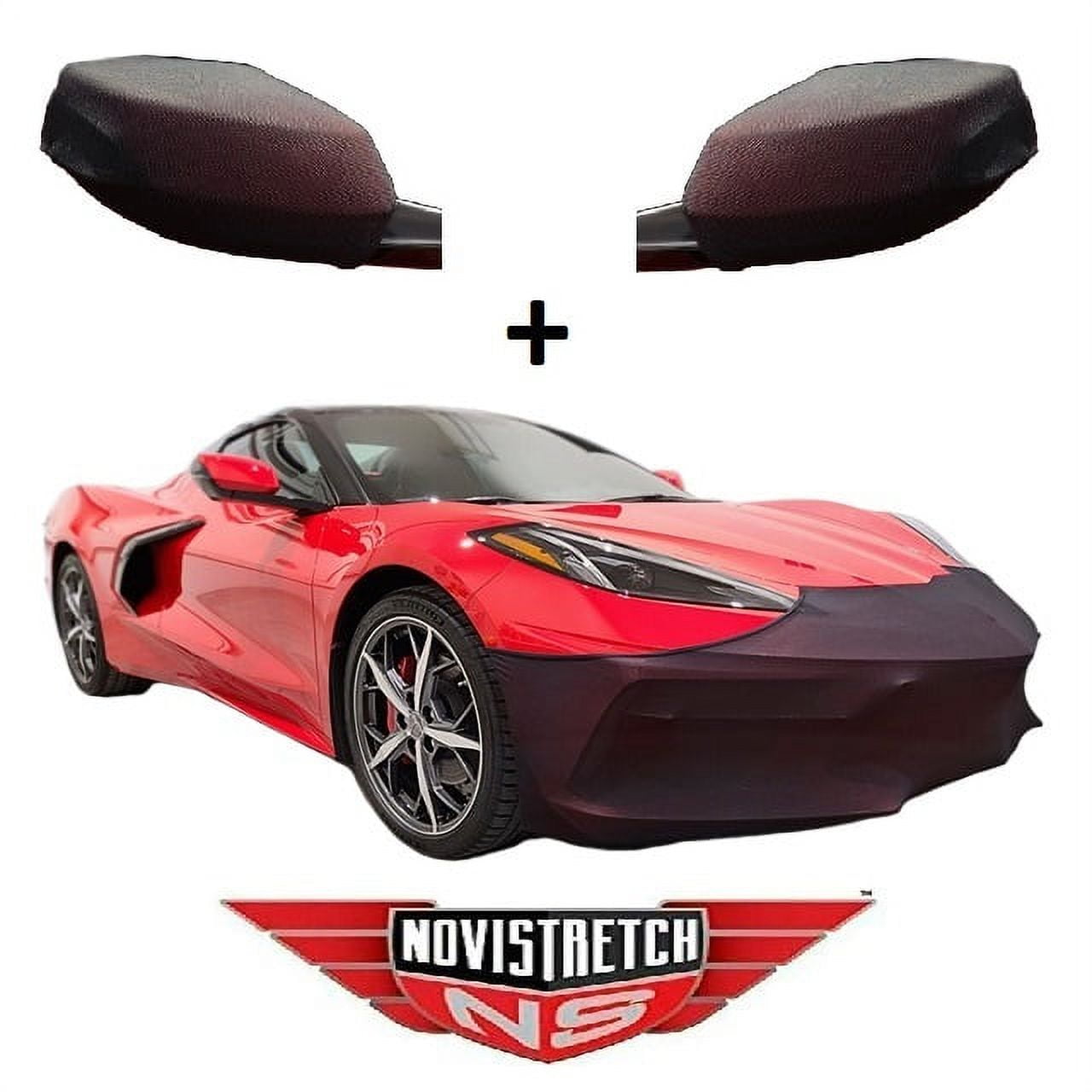 C8 Corvette Stingray NoviStretch Front + Mirror Bra Combo High Tech ...