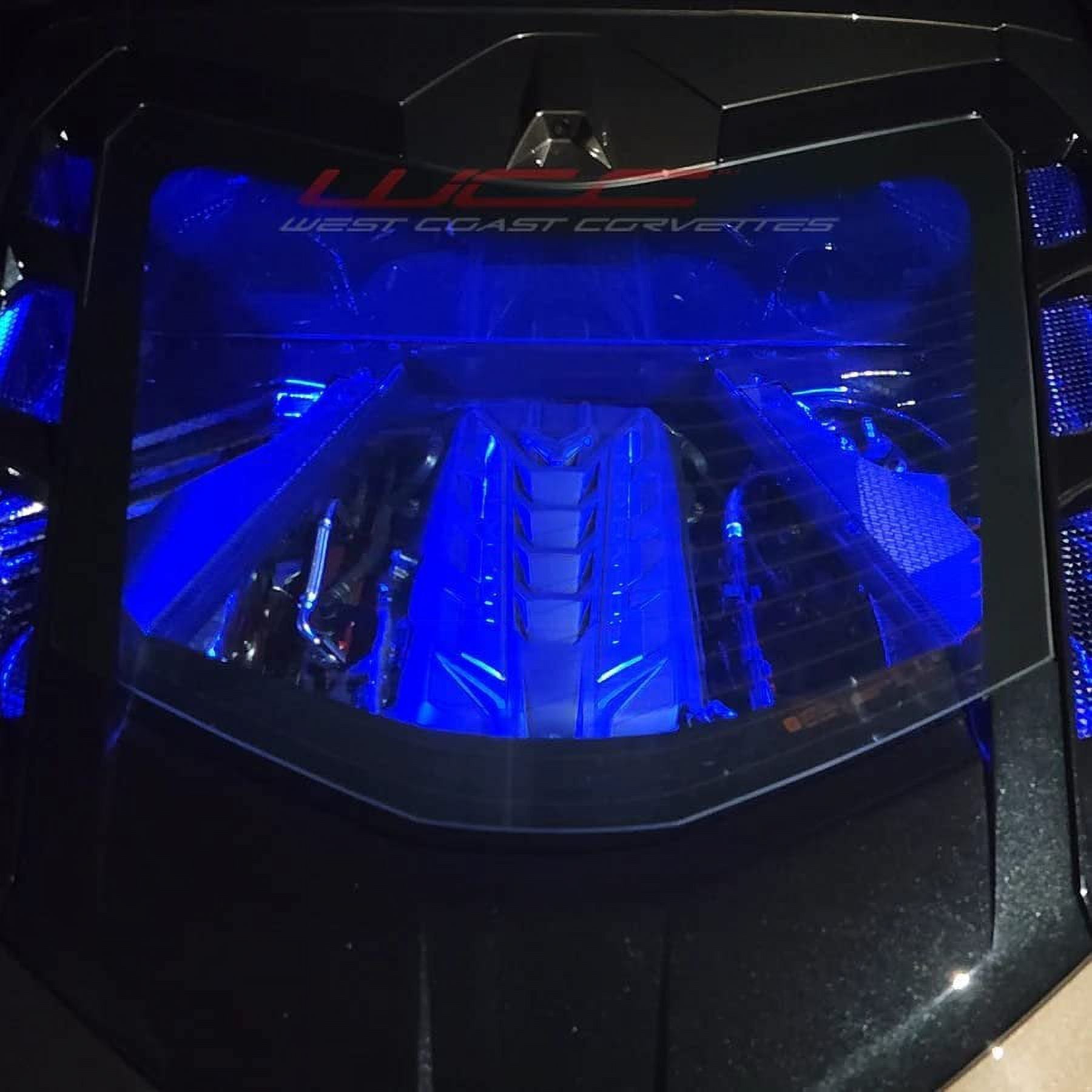 C8 Coupe - Engine Bay/Side Cove/Lower Rear Fascia LED Lighting Kit ...