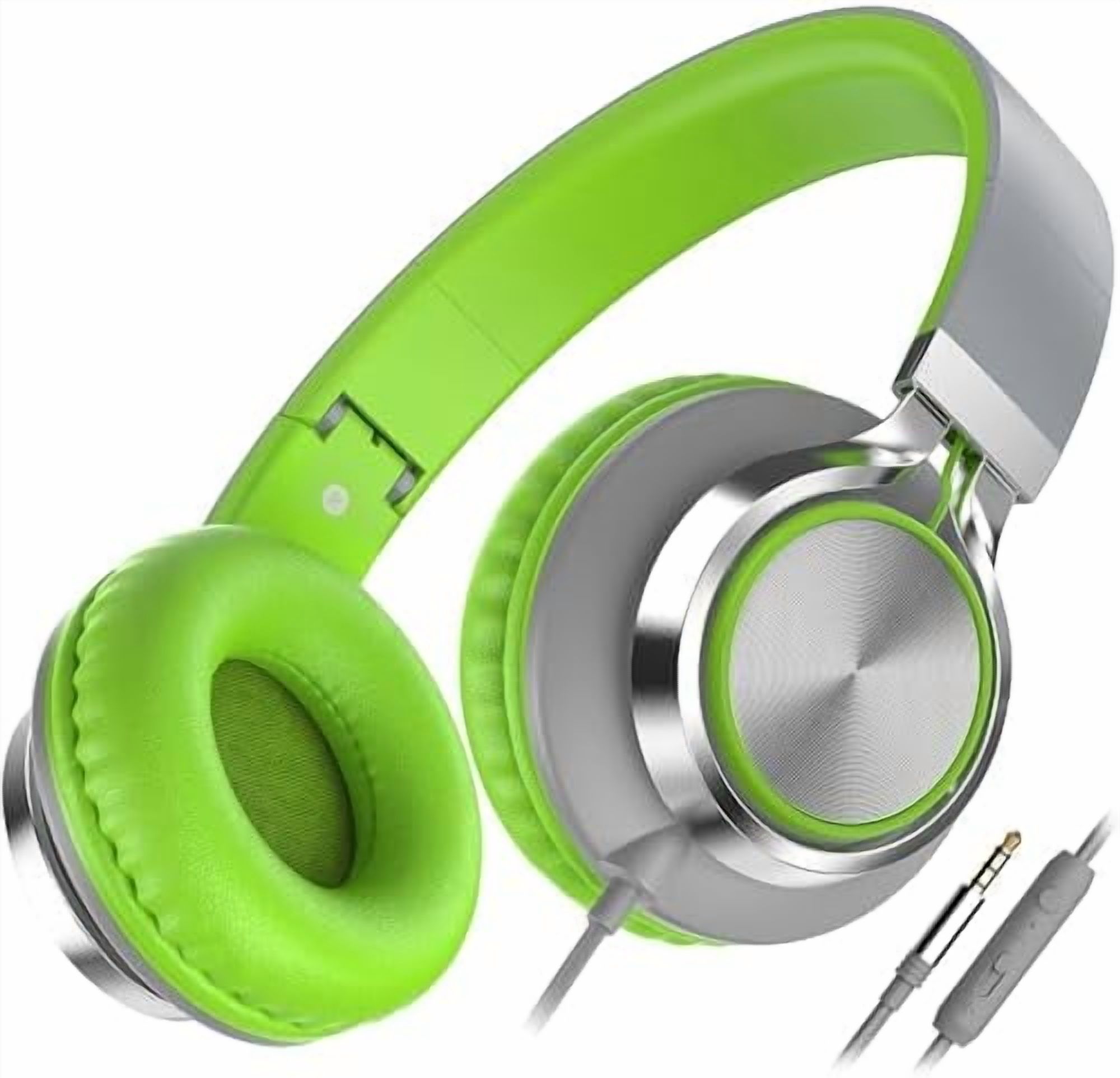 C8 Headphones Wired, On-Ear Headphones with Microphone and Volume ...