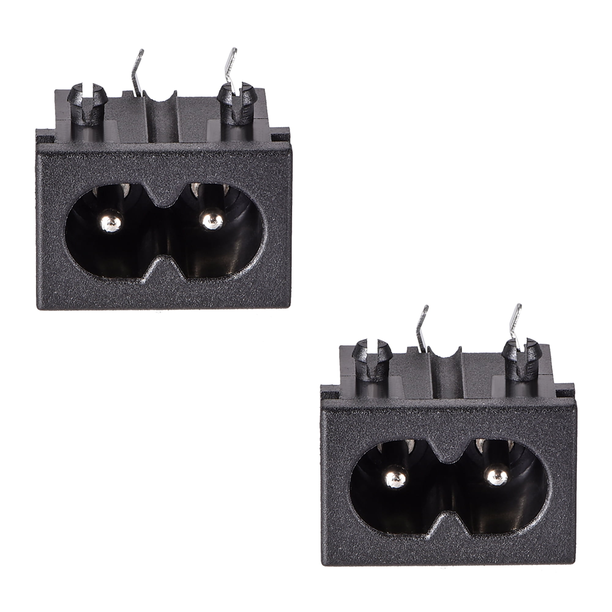 C8 Panel Mount Plug Adapter AC 250V 2.5A 125V 7A 2 Pins IEC Inlet ...