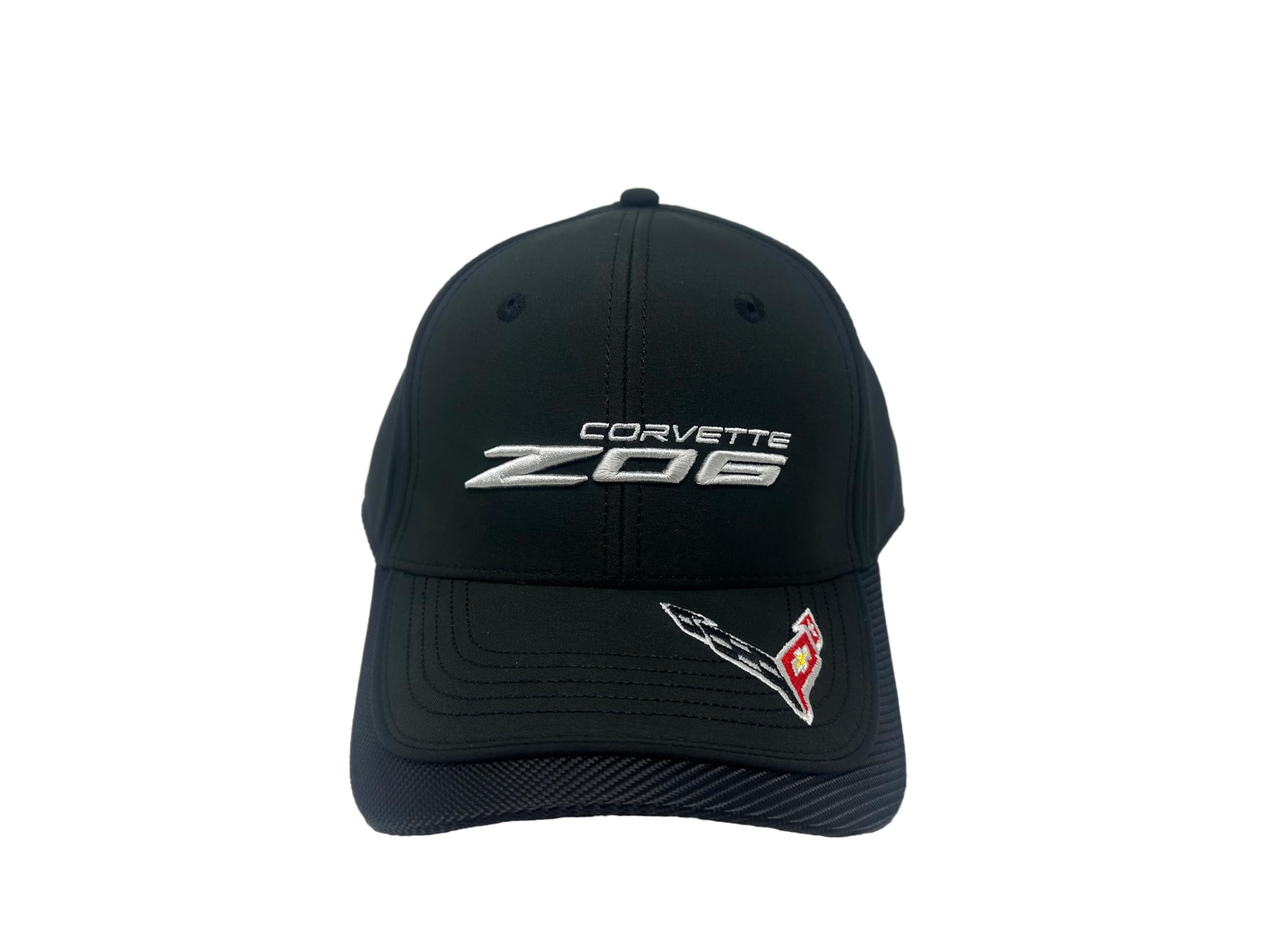C8 Z06 Corvette Carbon Fiber Hat - Next Generation Flag Accent Cap ...