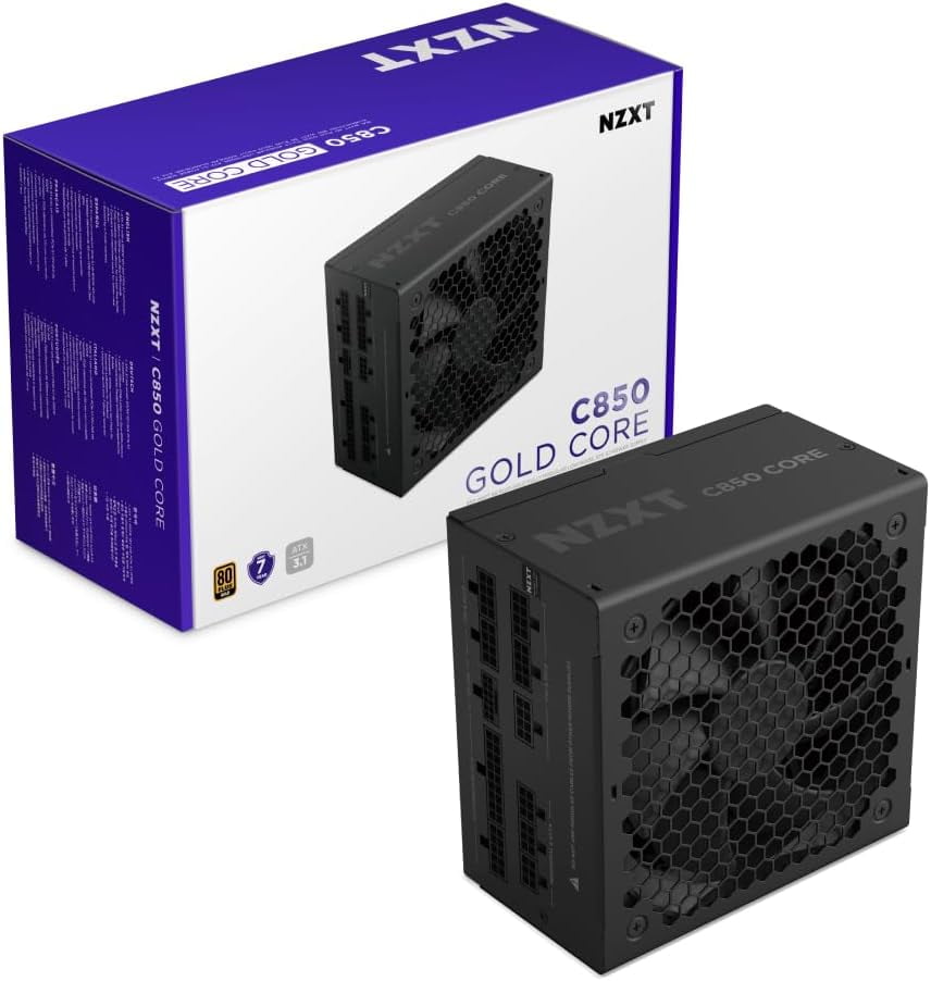 C850 Gold Core - 850W ATX 3.1 Power Supply - 80 Plus Gold - Cybenetics ...