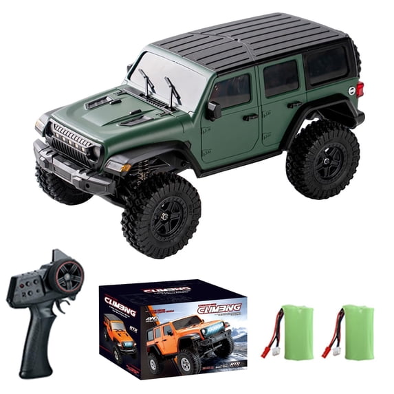 C8801 RC Crawler 4WD RC Truck with 2 Batteries, 1:18 Scale Remote ...