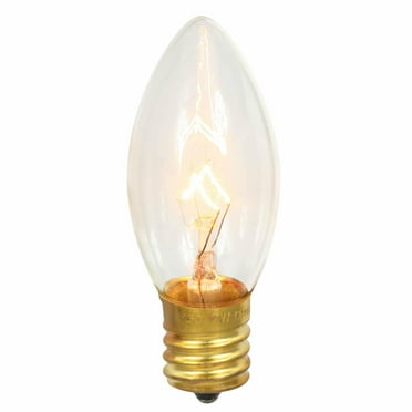 Vickerman A19 Amber Transparent Medium Base Replacement Bulb 130V 25 ...