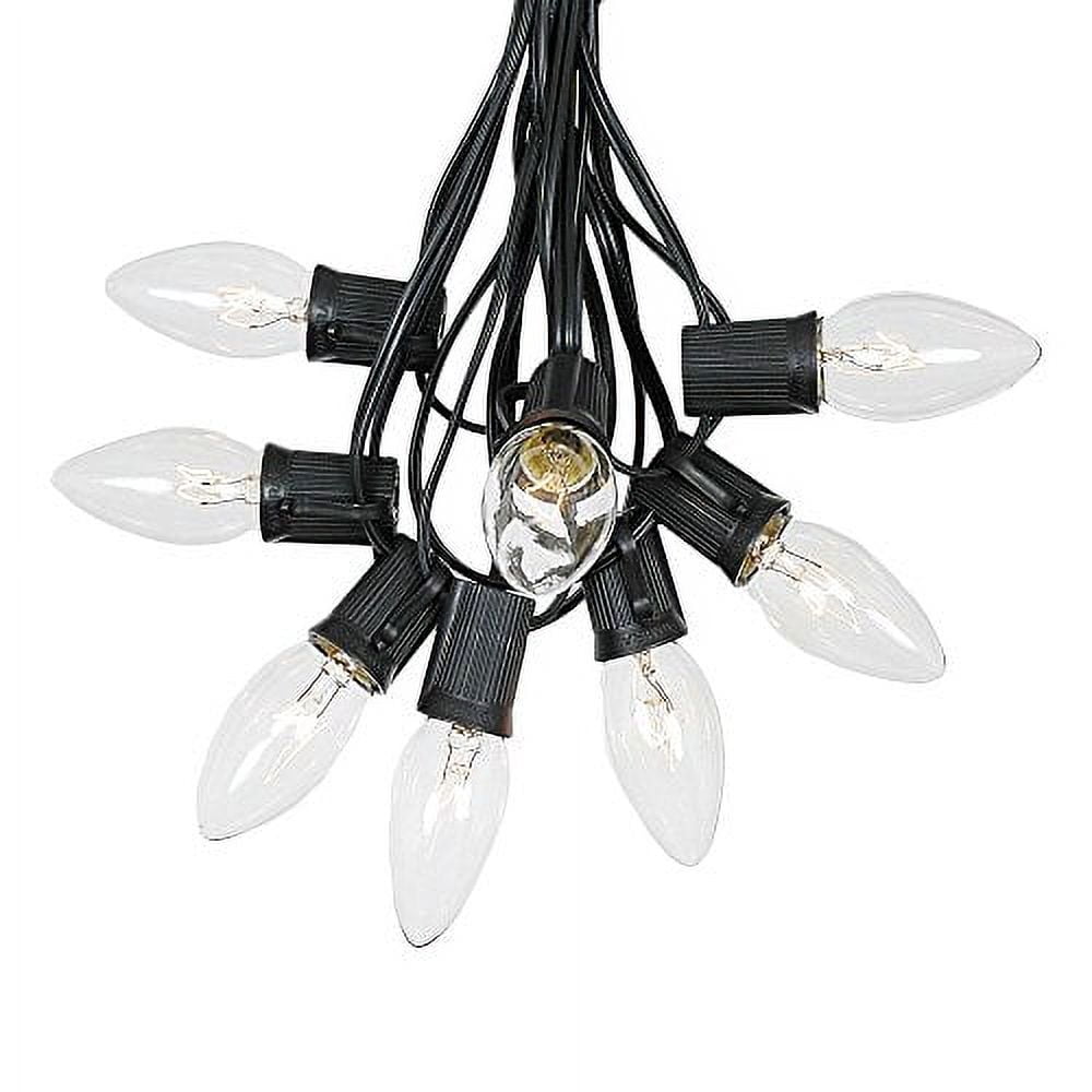 C9 Clear Christmas String Light Set - Outdoor Christmas Light String ...