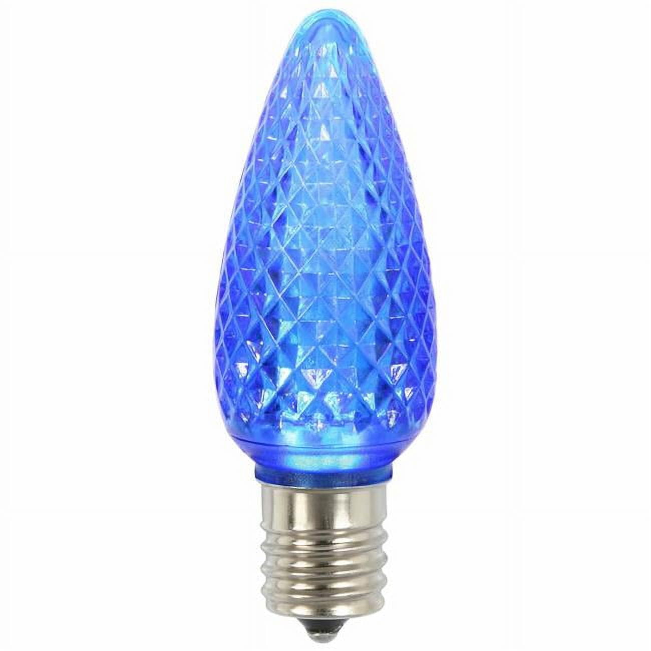 C9 Faceted LED Blue Twinkle Replacement Bulb - 25 per Bag - Walmart.com