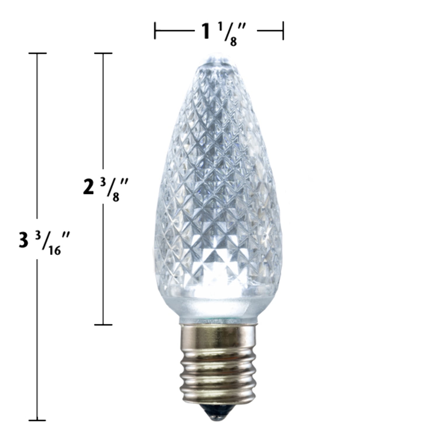 C9 LED E17 Twinkle MINLEON Retrofit Christmas Bulbs - Walmart.com