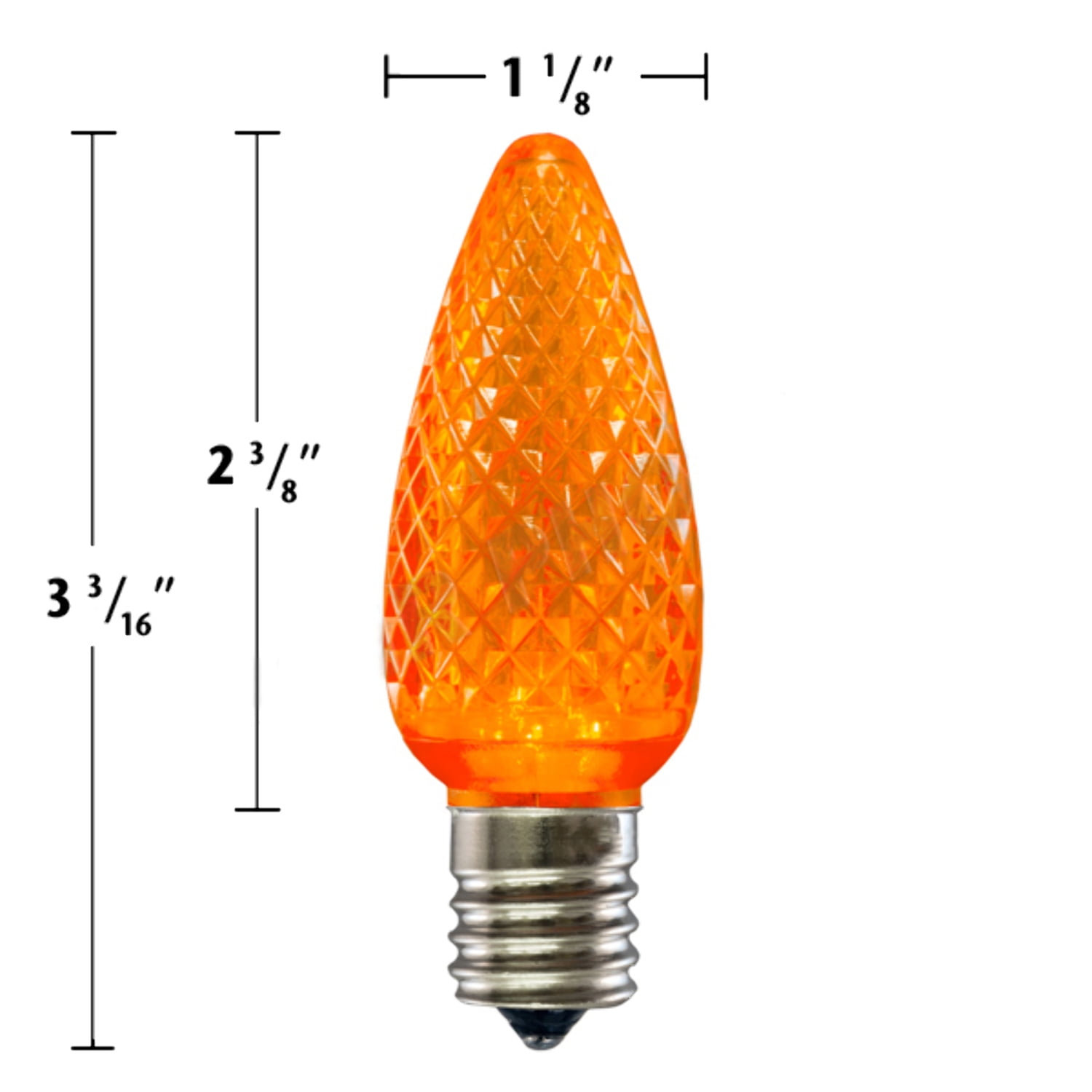 C9 LED E17 Twinkle MINLEON Retrofit Christmas Bulbs - Walmart.com