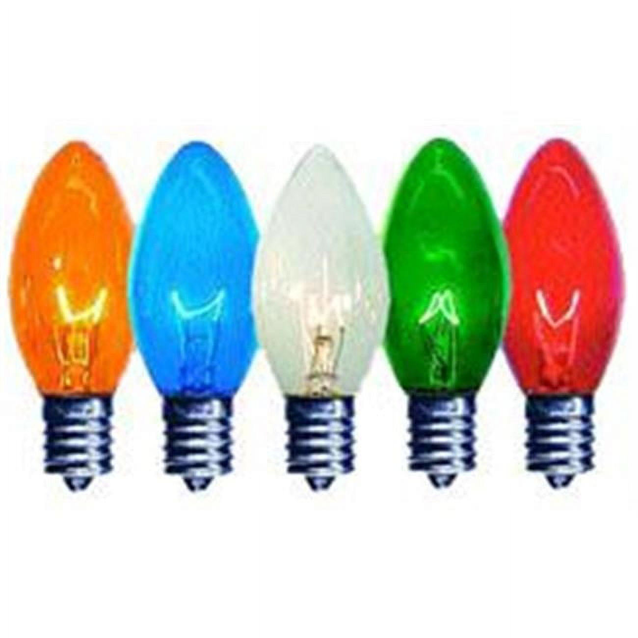 C9 Multi-Color Twinkle Bulbs 7-Watt - 25 Pack - Walmart.com