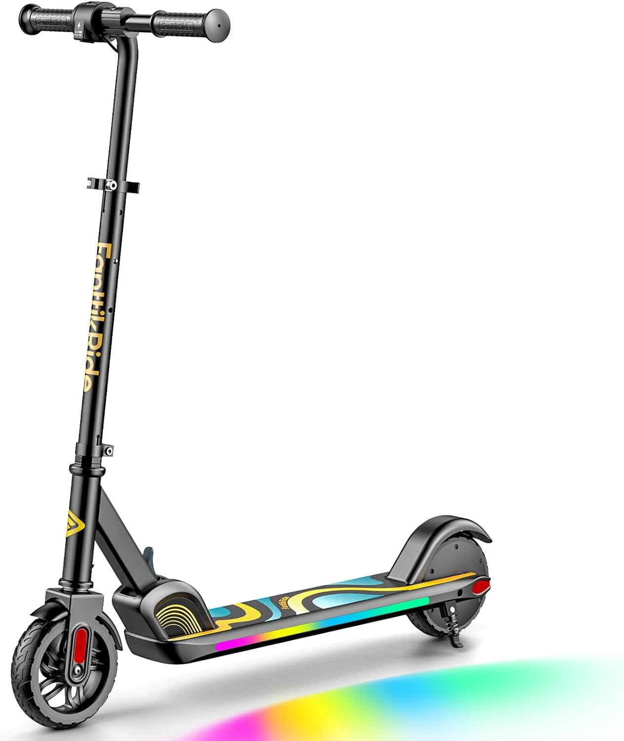 C9 Pro Electric Scooter for Kids Ages 8+, Colorful Rainbow Lights, 5/8 ...