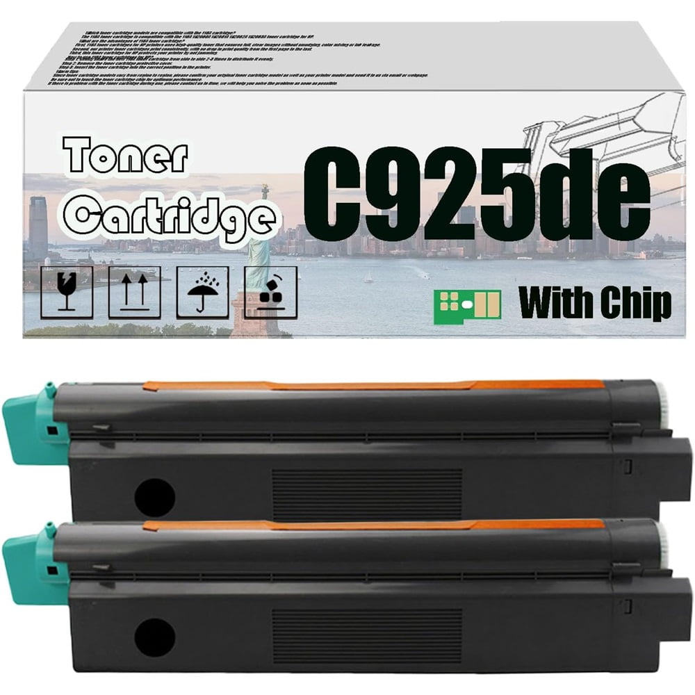 C925de C925H2KG C925H2CG C925H2MG C925H2YG Toner Cartridge, Compatible ...