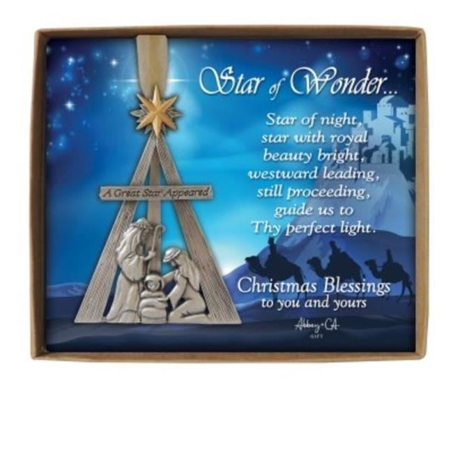 CA Gift 234345 Star of Wonder Nativity & Blessings Card & Gift Box ...